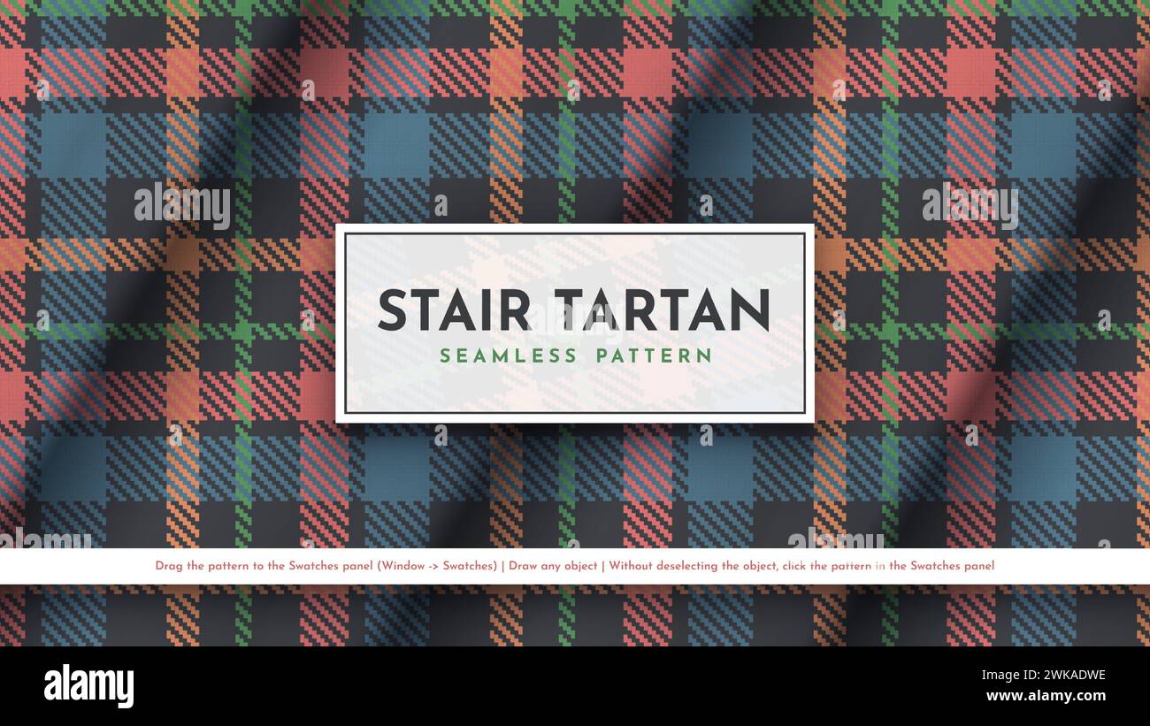 Poster seamless tartan fabric hi-res stock photography and images - Alamy