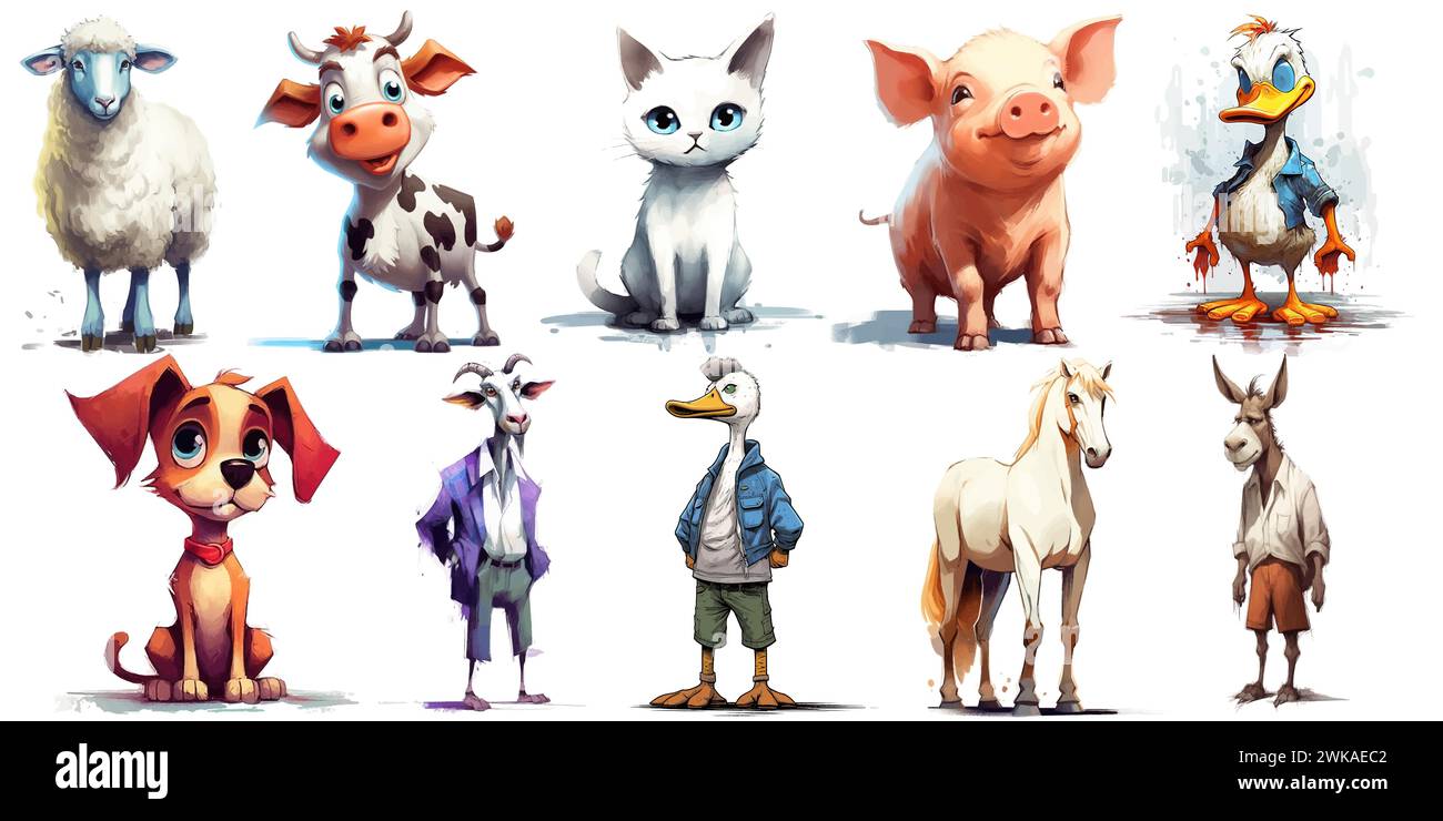 Donkey and cat hi-res stock photography and images - Alamy