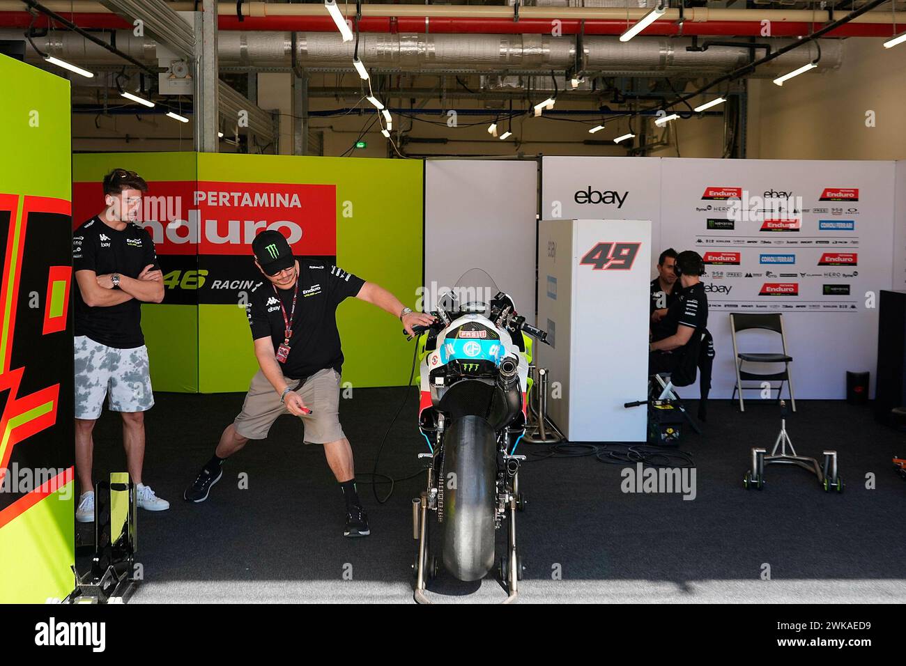February 19, 2024, Losail International Circuit, Doha, MotoGP test ...