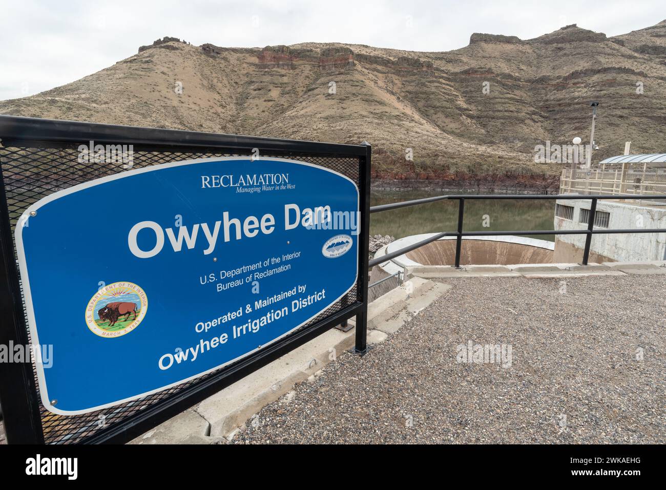 Owyhee dam historic district hi-res stock photography and images - Alamy