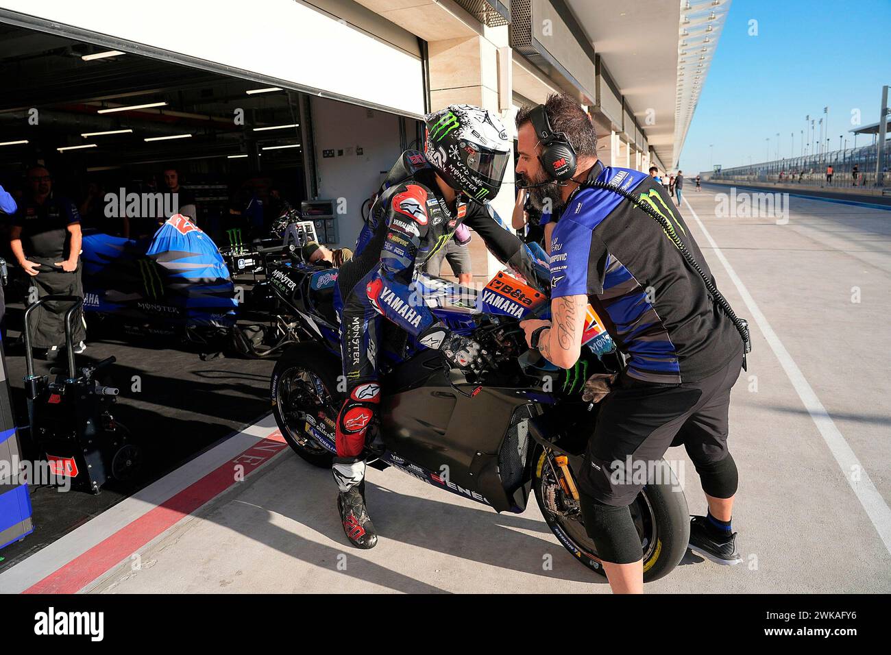 Quartararo monster yamaha qatar hi-res stock photography and images - Alamy