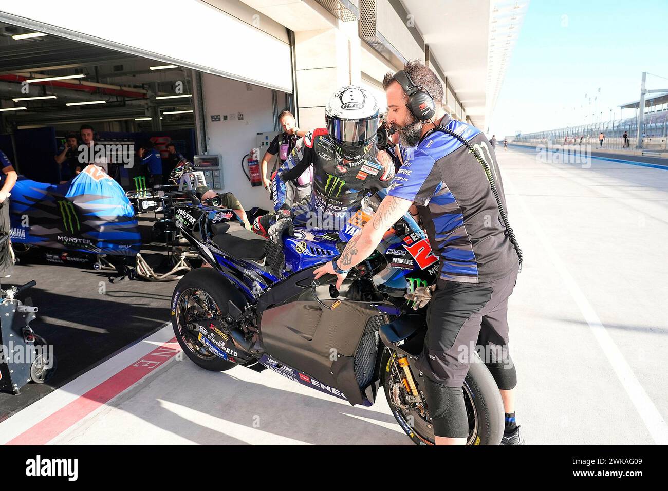 Quartararo monster yamaha qatar hi-res stock photography and images - Alamy