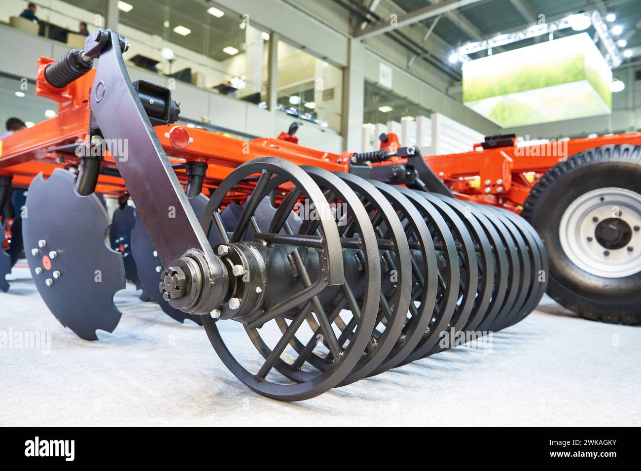 Rollers on the disc harrow for the agricultural machinery business ...