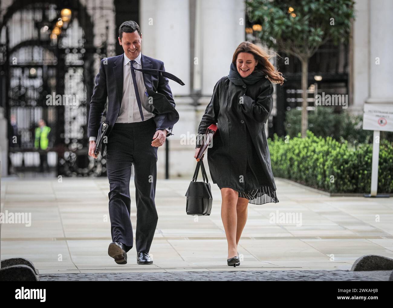 London, UK. 18th Feb, 2024. Alex Chalk, KC, MP, Secretary of State for ...