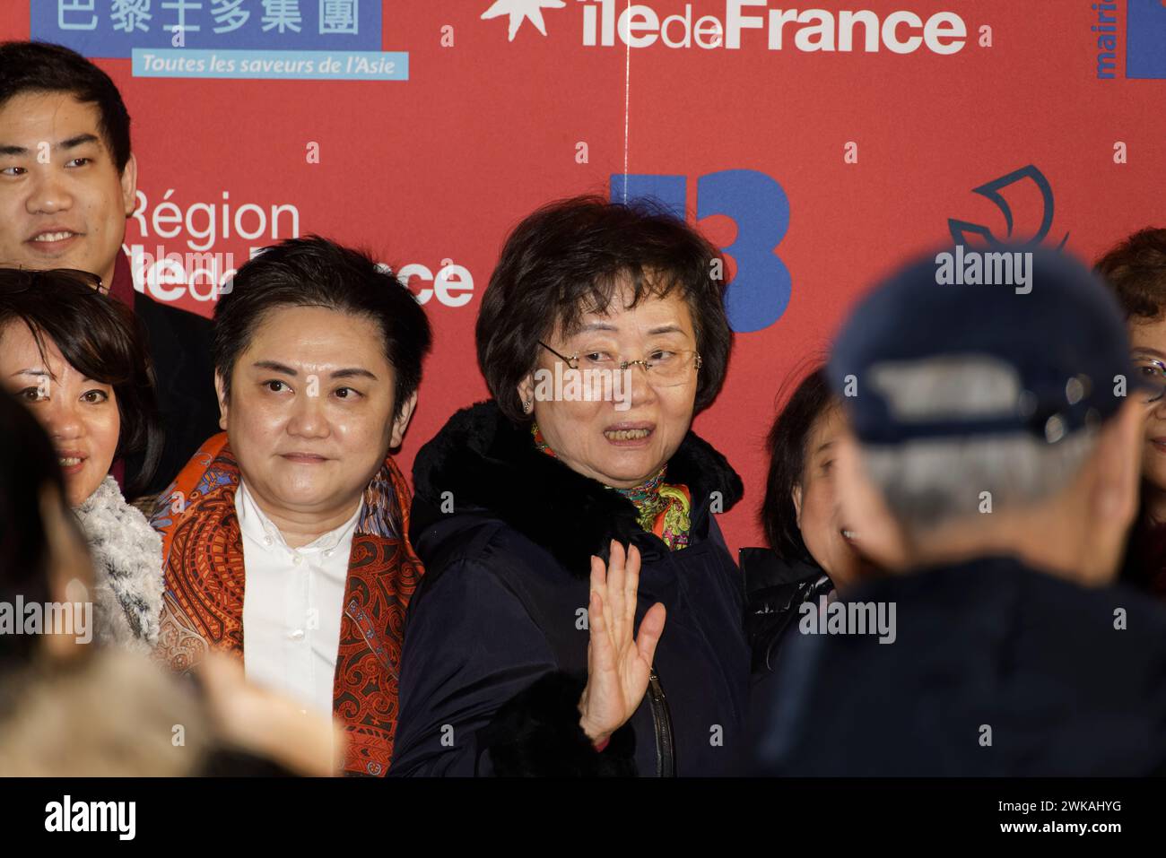 Paris, France. 18th Feb, 2024. Kaing Chang attends the Chinese New Year ...