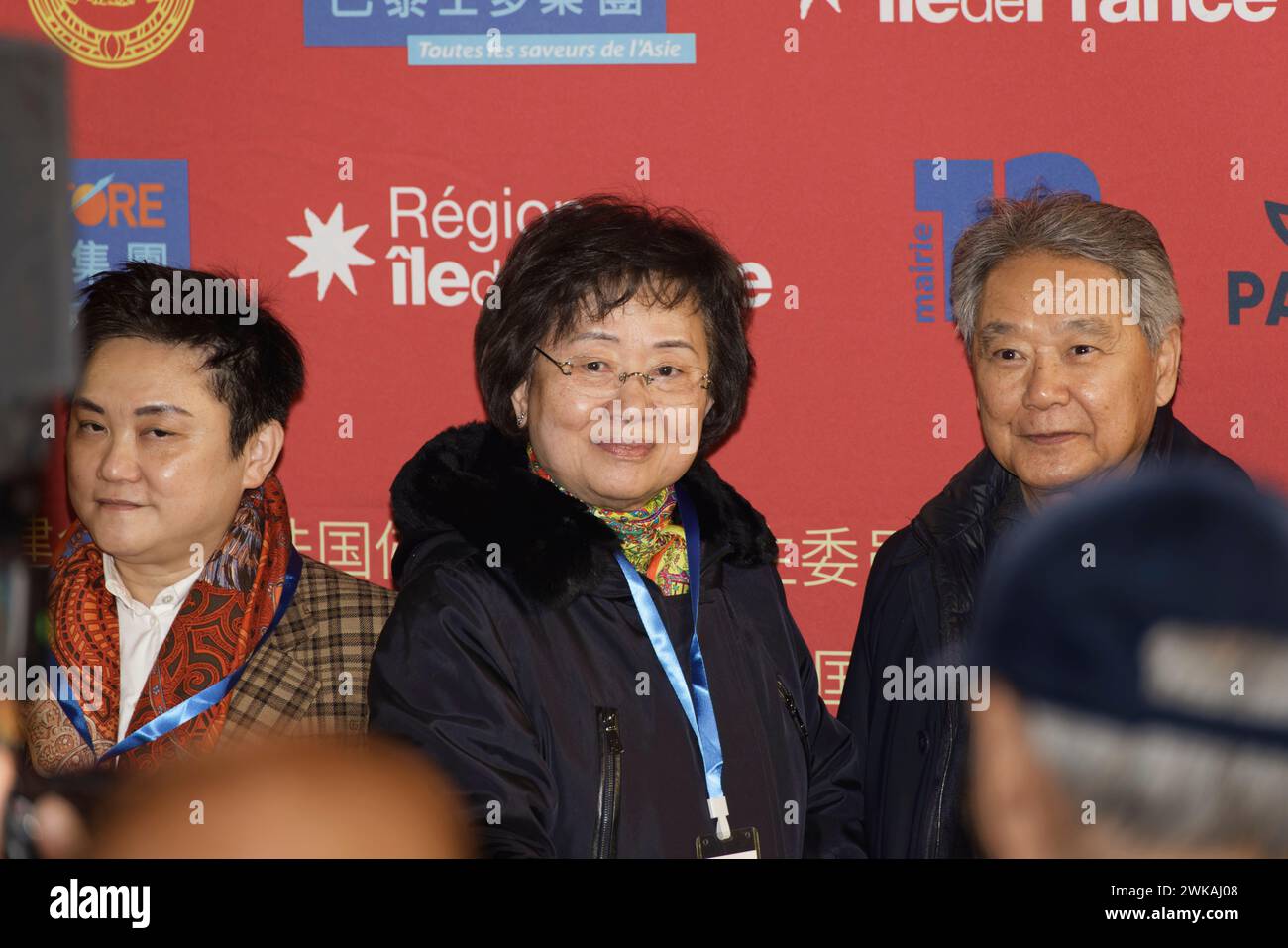 Paris, France. 18th Feb, 2024. Kaing Chang attends the Chinese New Year ...