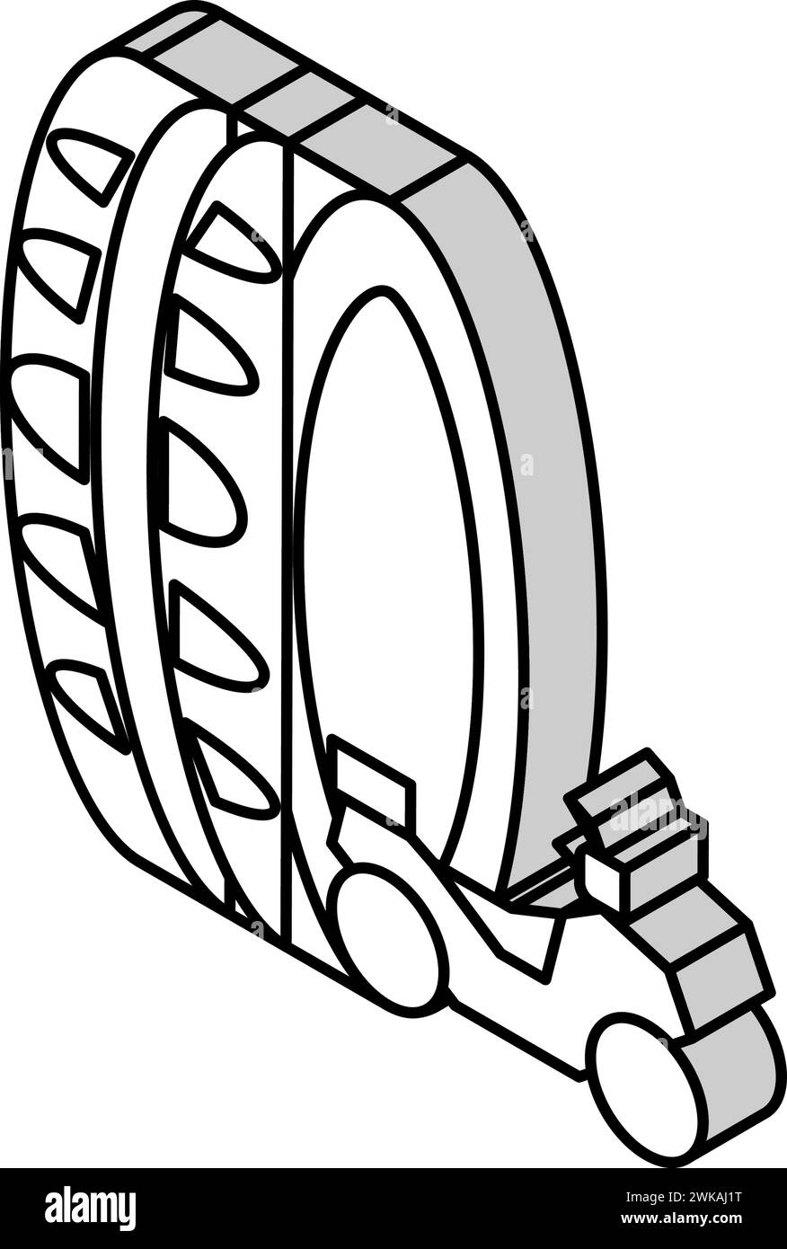 atv utv tires isometric icon vector illustration Stock Vector Image ...