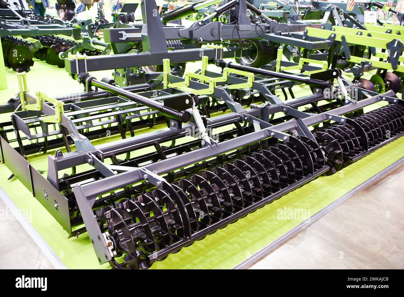 Seedbed preparation cultivator. Multifunction Tillage Combinations Stock Photo - Alamy