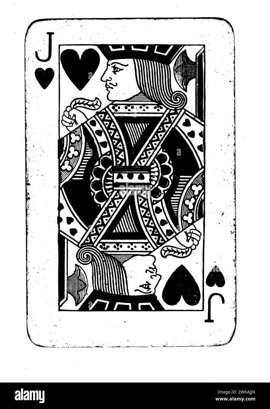 Ace of hearts Black and White Stock Photos & Images - Alamy