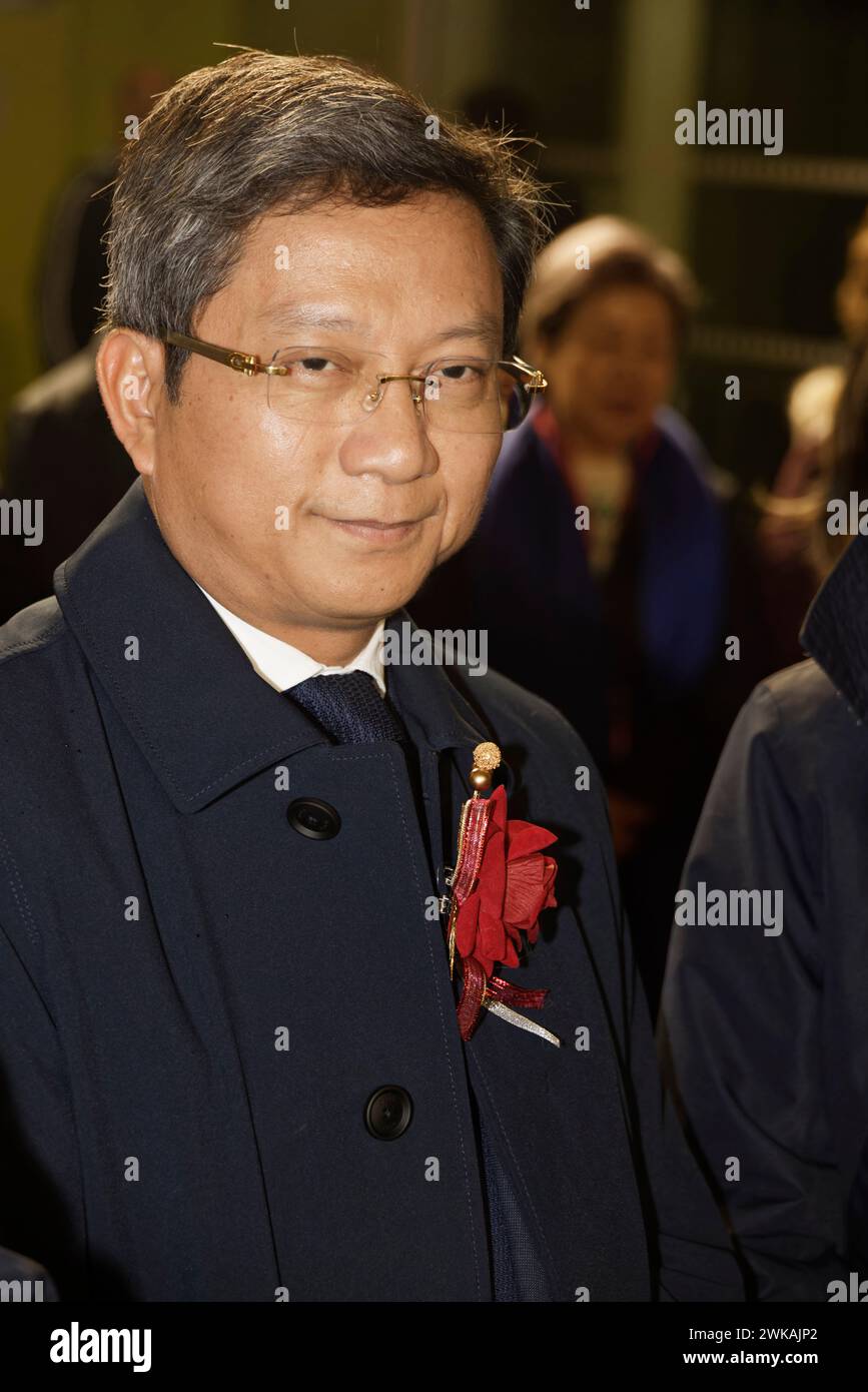 Paris, France. 18th Feb, 2024. Ambassador Extraordinary and ...