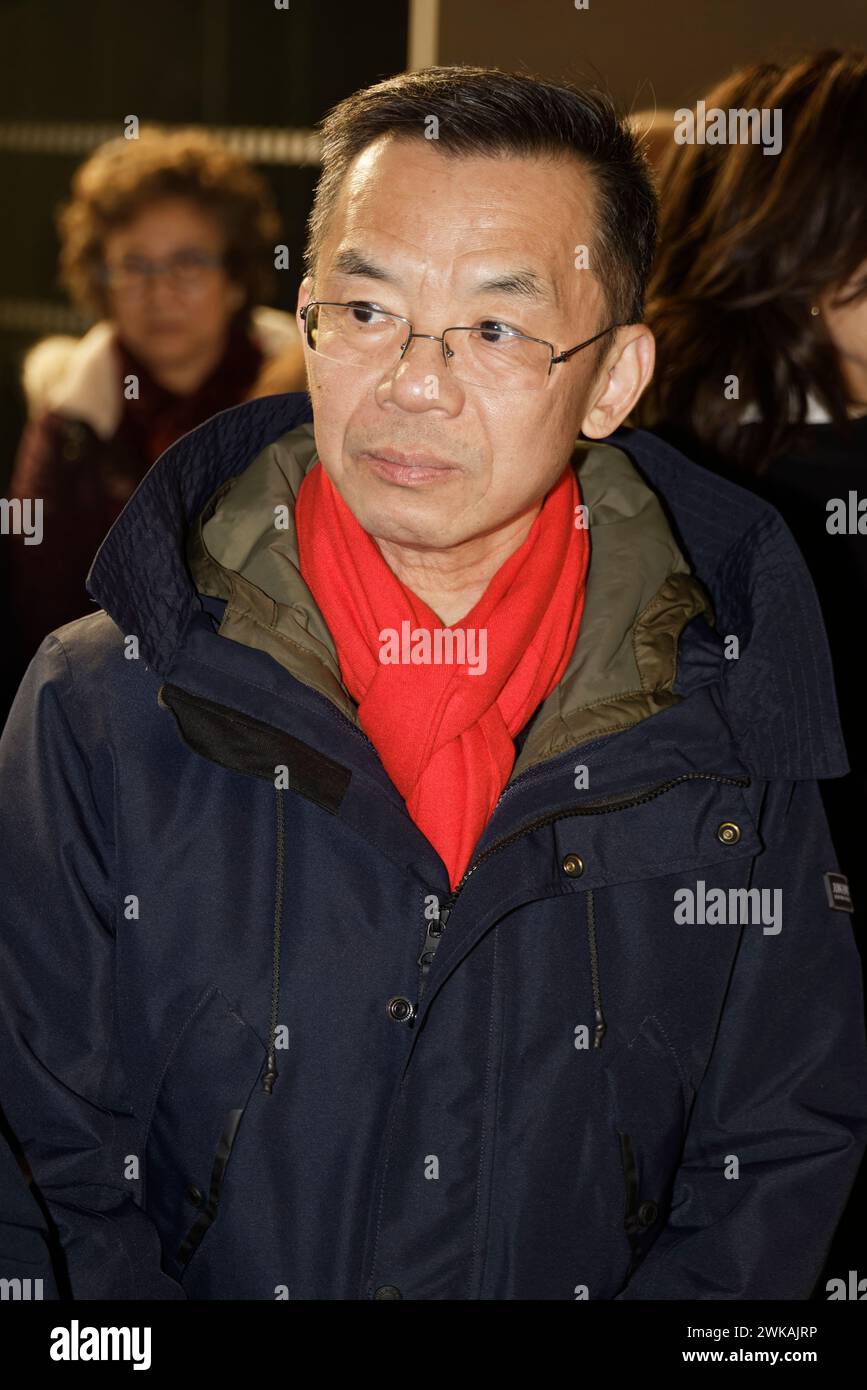 Paris, France. 18th Feb, 2024. Chinese ambassador to France, Lu Shaye ...