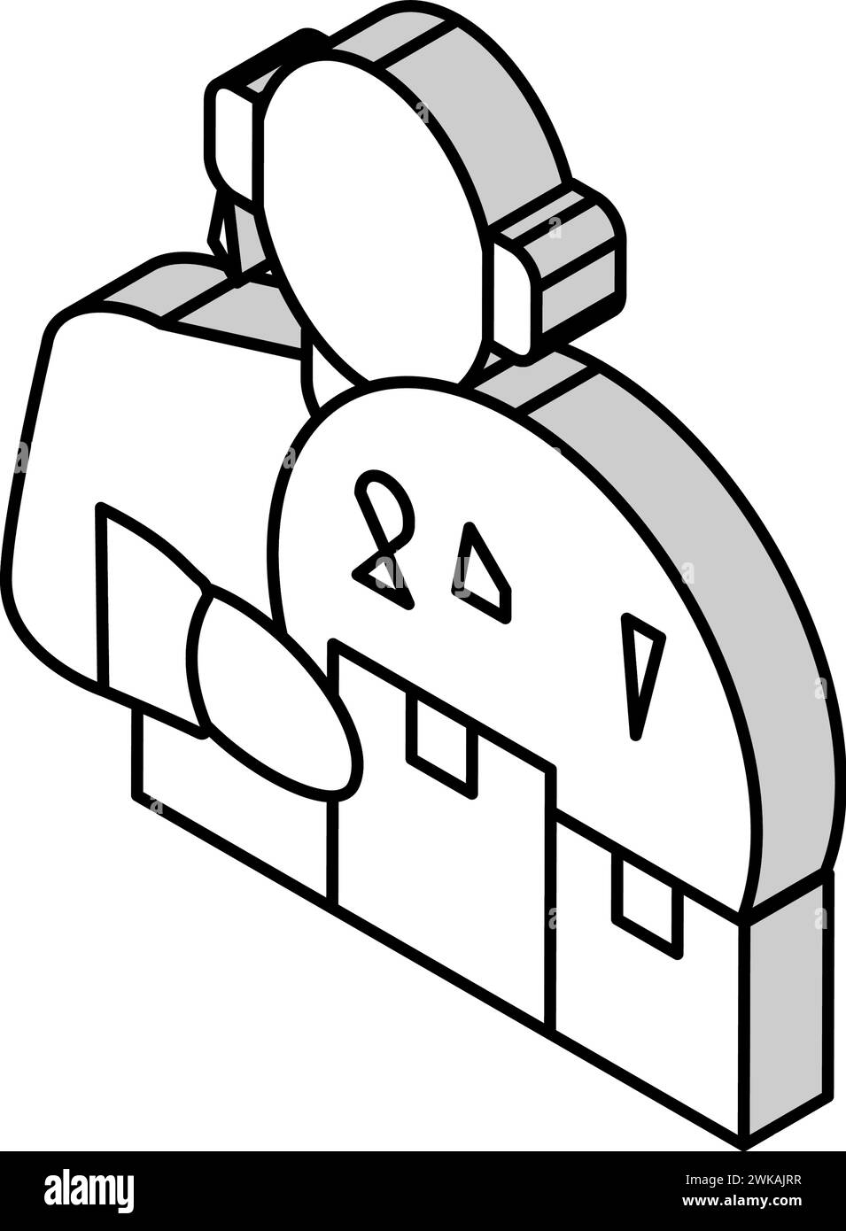 customer delivery service isometric icon vector illustration Stock ...