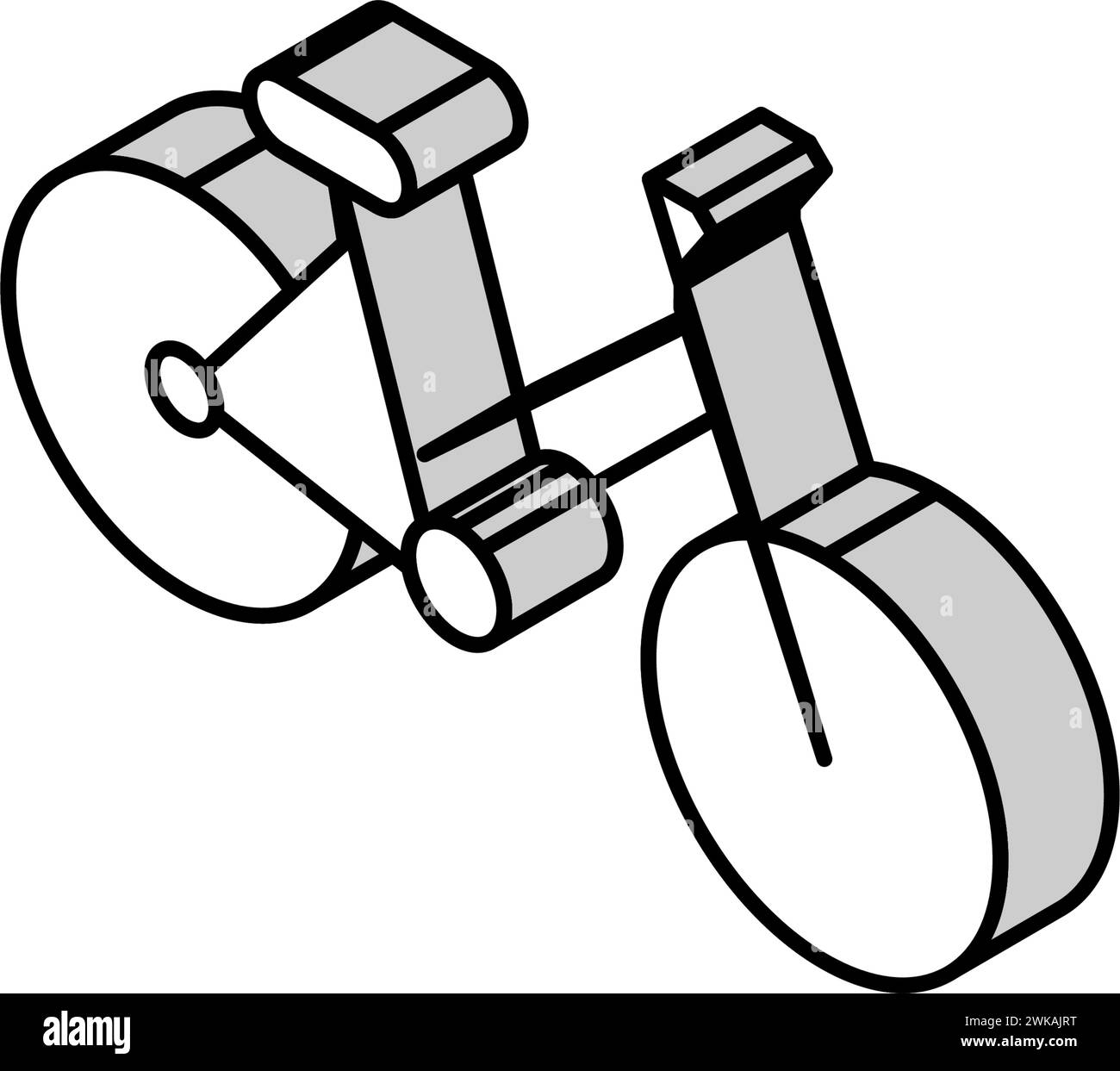 bicycle urban transport isometric icon vector illustration Stock Vector ...