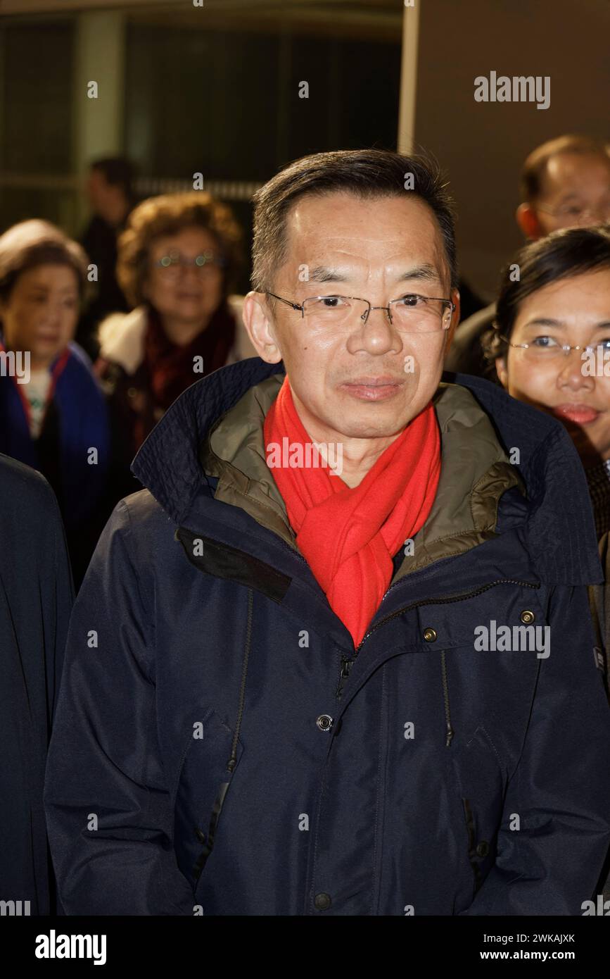 Paris, France. 18th Feb, 2024. Chinese ambassador to France, Lu Shaye ...