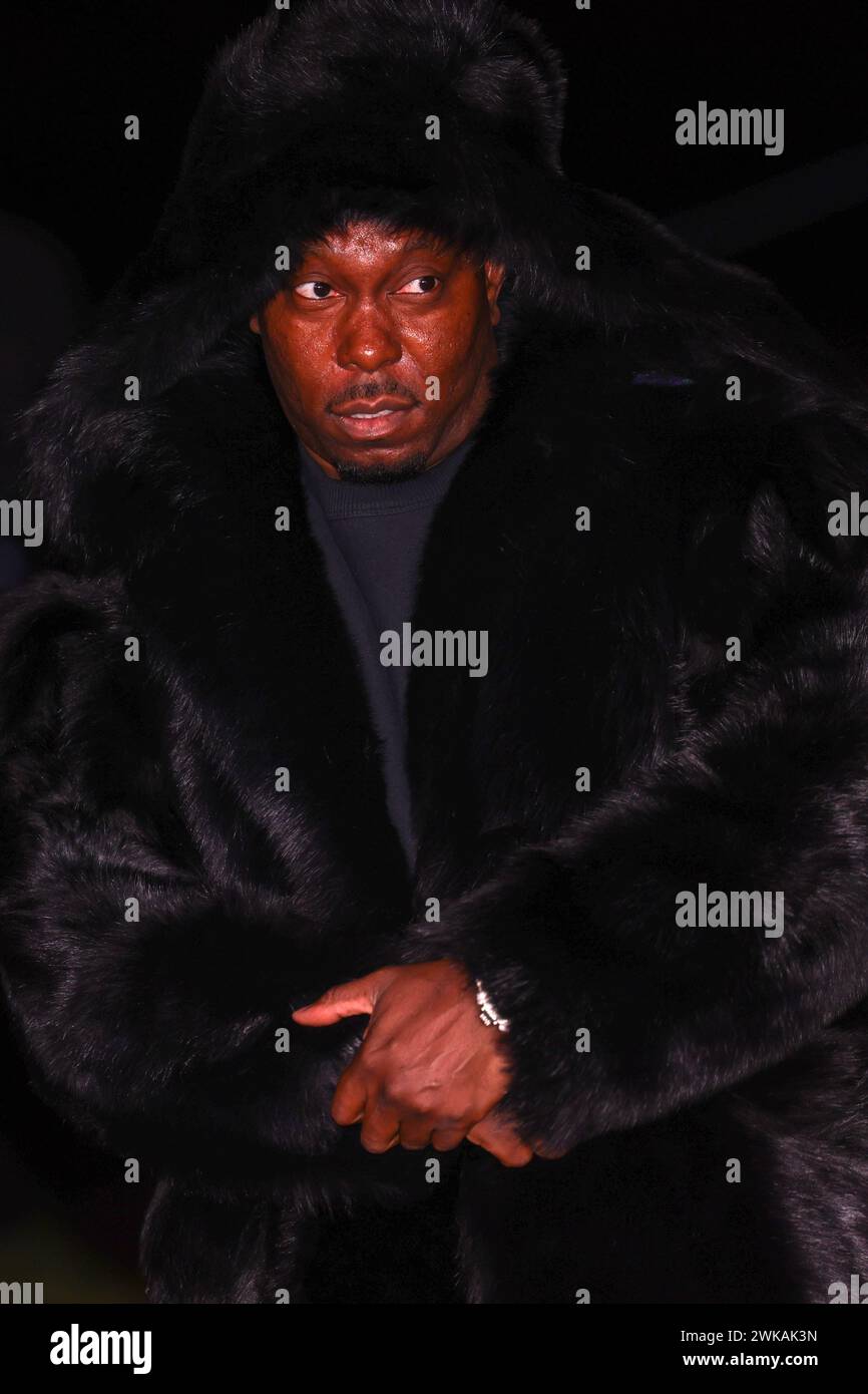 Dizzee Rascal poses for photographers upon arrival at the Burberry ...
