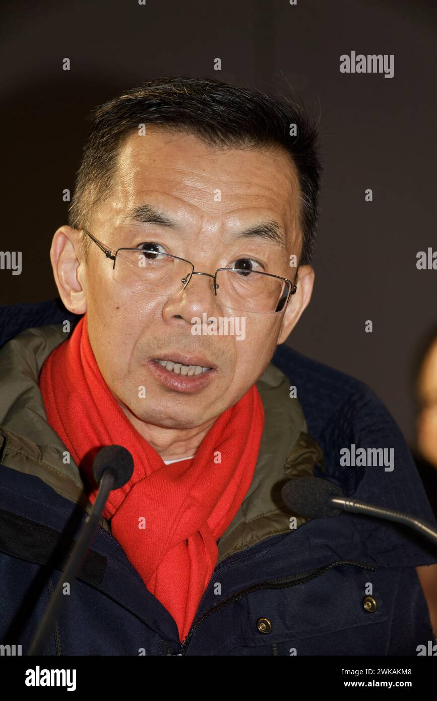 Paris, France. 18th Feb, 2024. Chinese ambassador to France, Lu Shaye ...