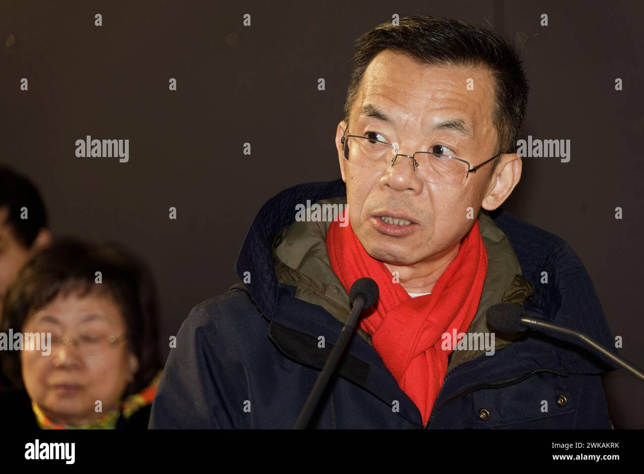 Paris, France. 18th Feb, 2024. Chinese ambassador to France, Lu Shaye ...