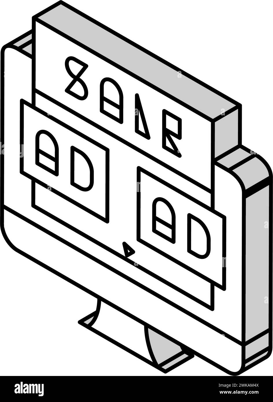 sales promotion isometric icon vector illustration Stock Vector Image ...