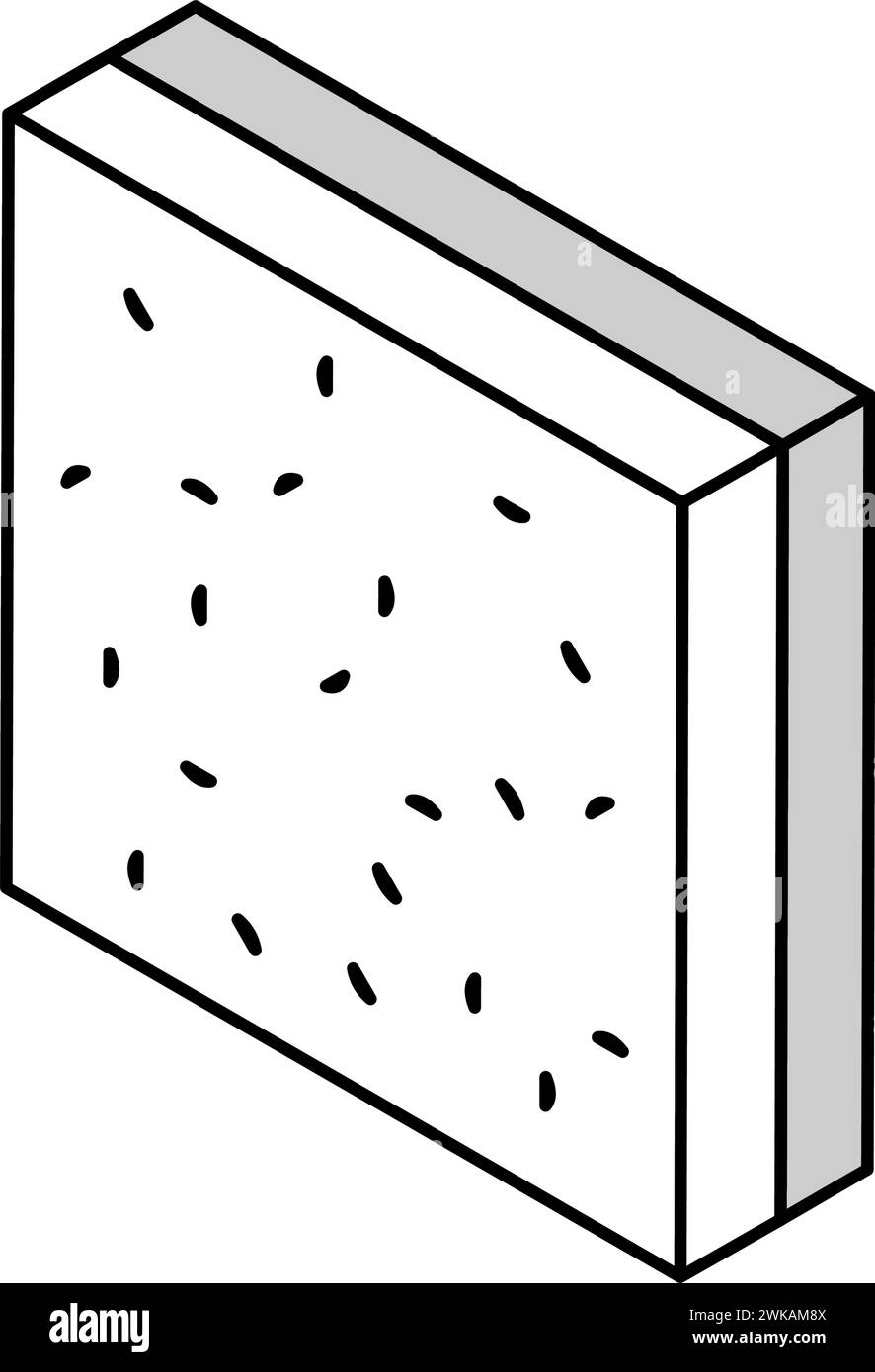 fiber board isometric icon vector illustration Stock Vector Image & Art ...