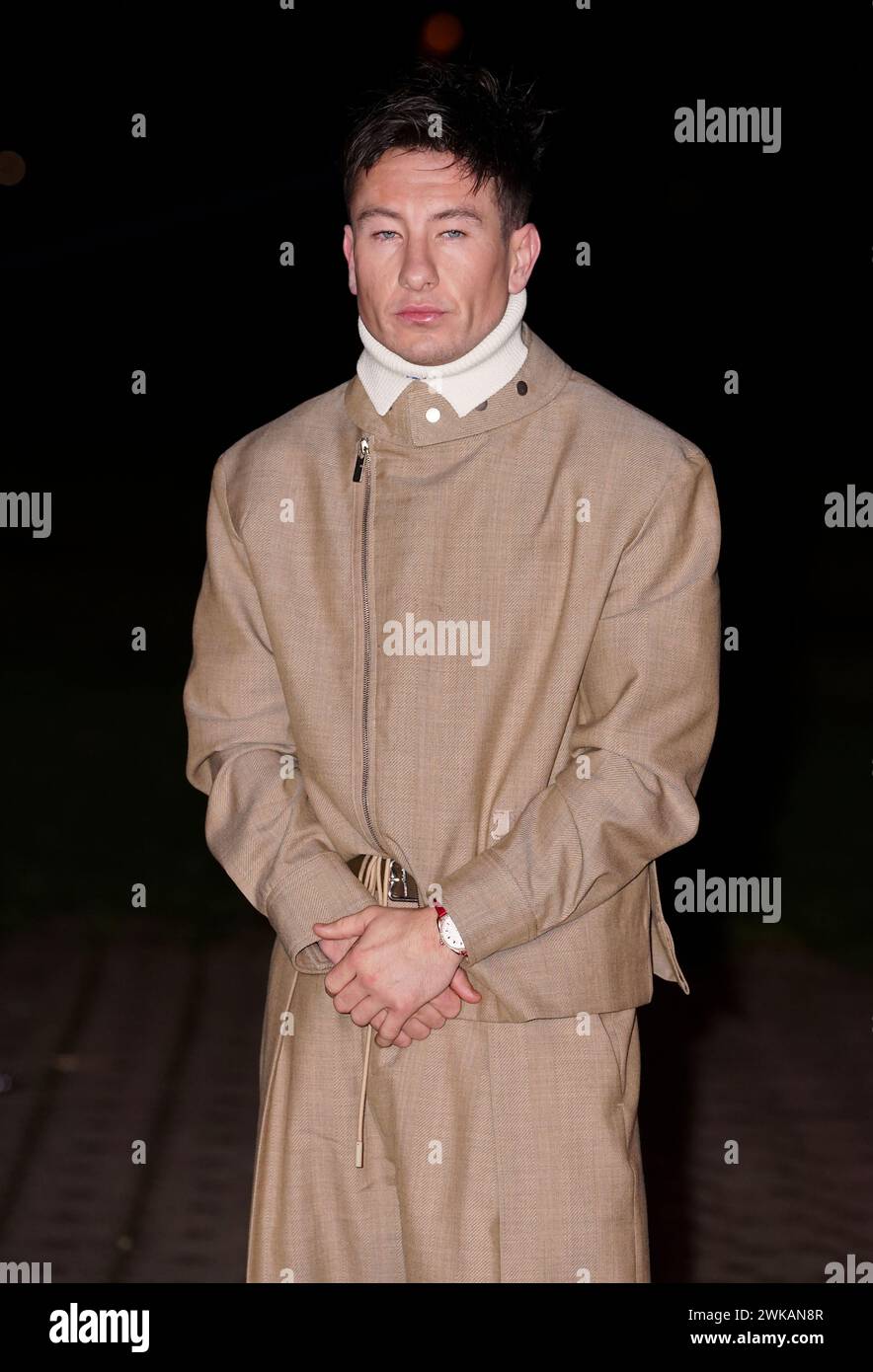 Barry Keoghan attends the Burberry show in Victoria Park, east London ...