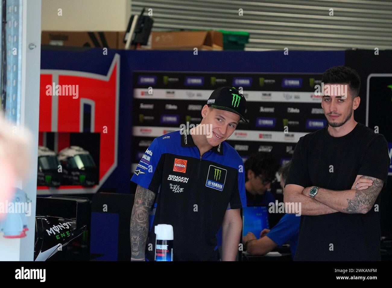 Quartararo monster yamaha qatar hi-res stock photography and images - Alamy