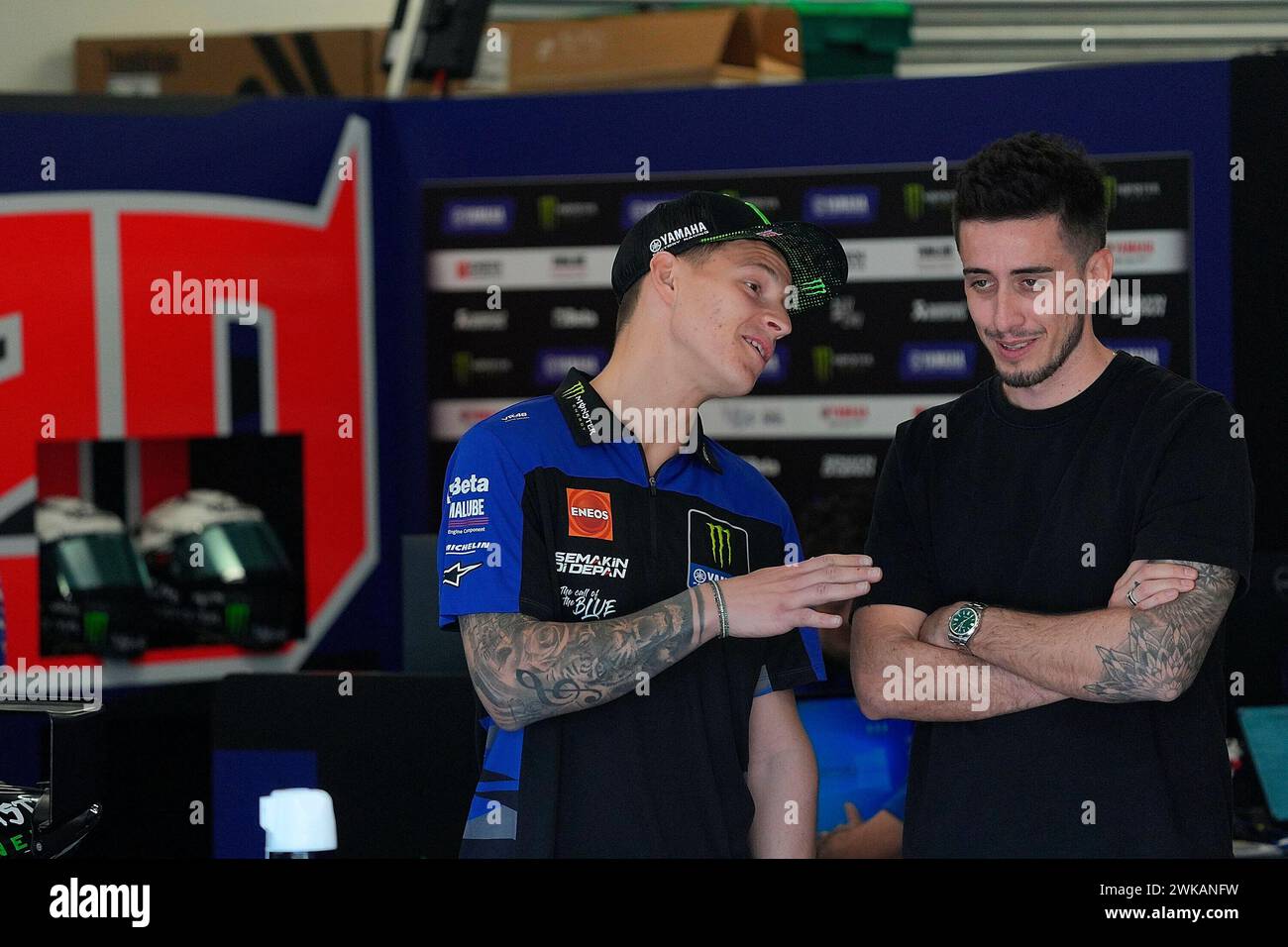 Quartararo monster yamaha qatar hi-res stock photography and images - Alamy