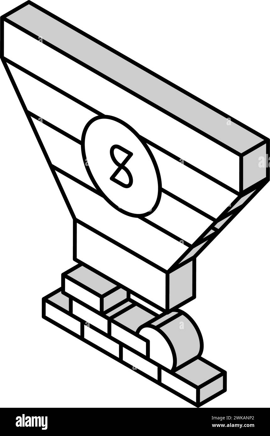 sales funnel isometric icon vector illustration Stock Vector Image ...