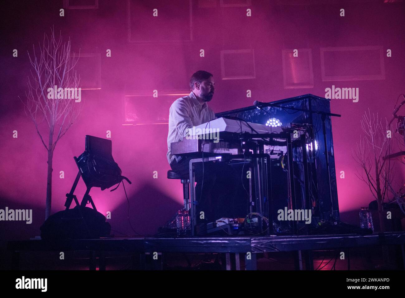 American indie rock band, Beirut, performing live at the Tempodrom in ...