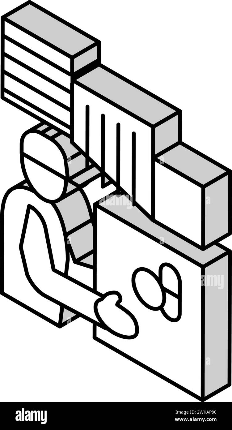 drug delivery isometric icon vector illustration Stock Vector Image ...