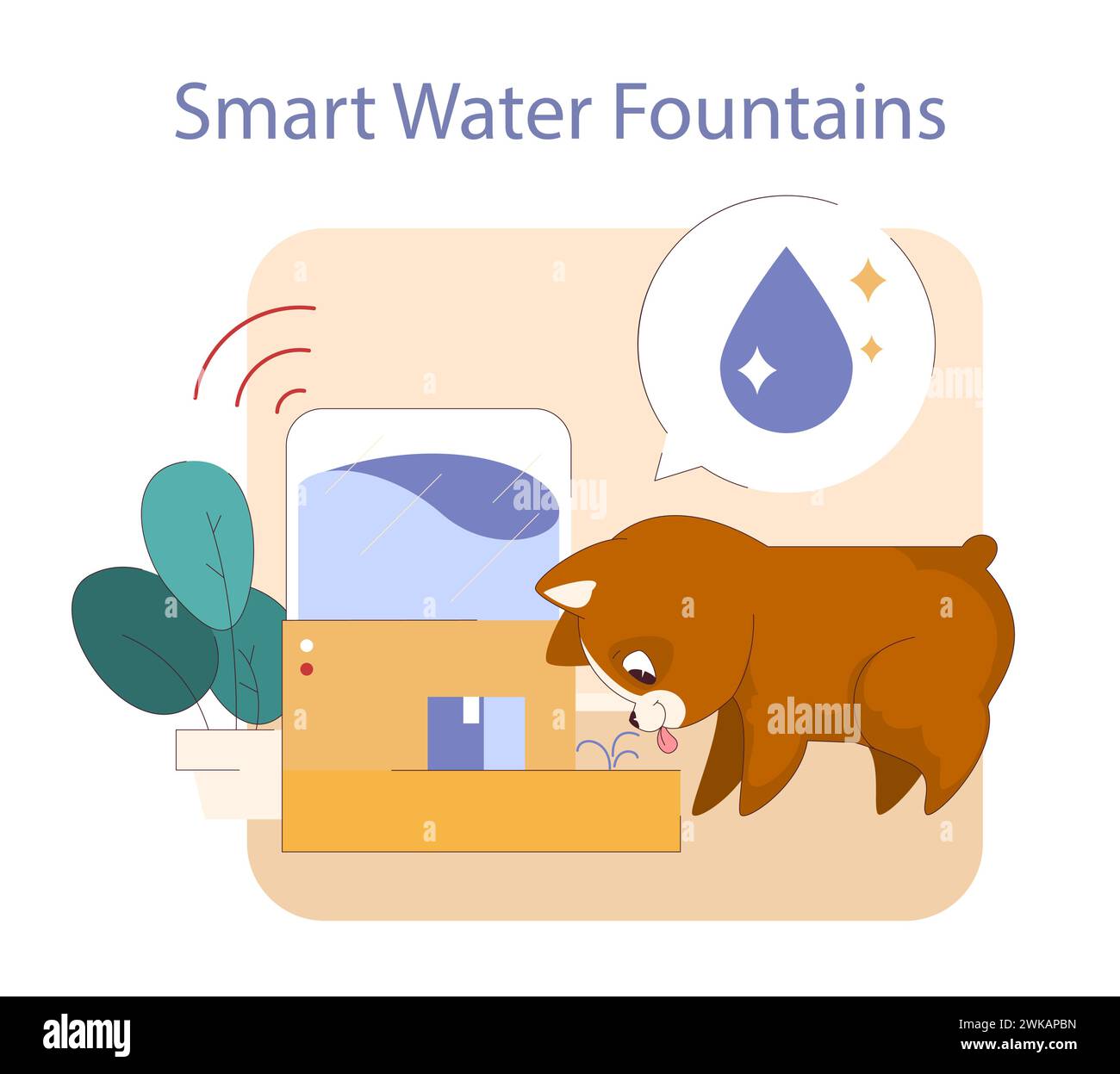 Drinking fountains Stock Vector Images - Alamy