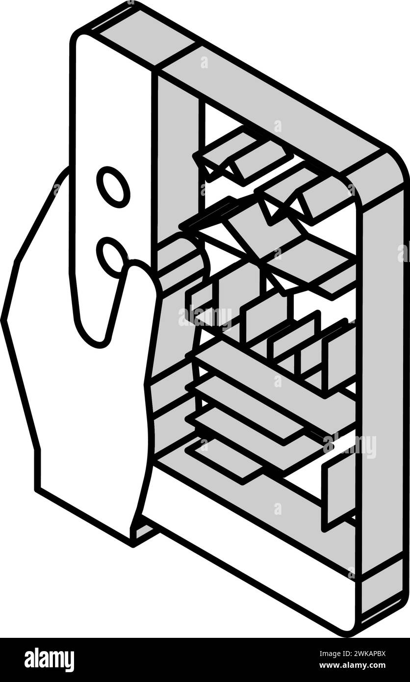 remote health care isometric icon vector illustration Stock Vector ...
