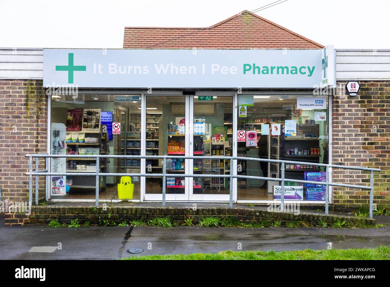 EDITORIAL USE ONLY Exterior views of Ringmer Pharmacy in Lewes, as NHS ...