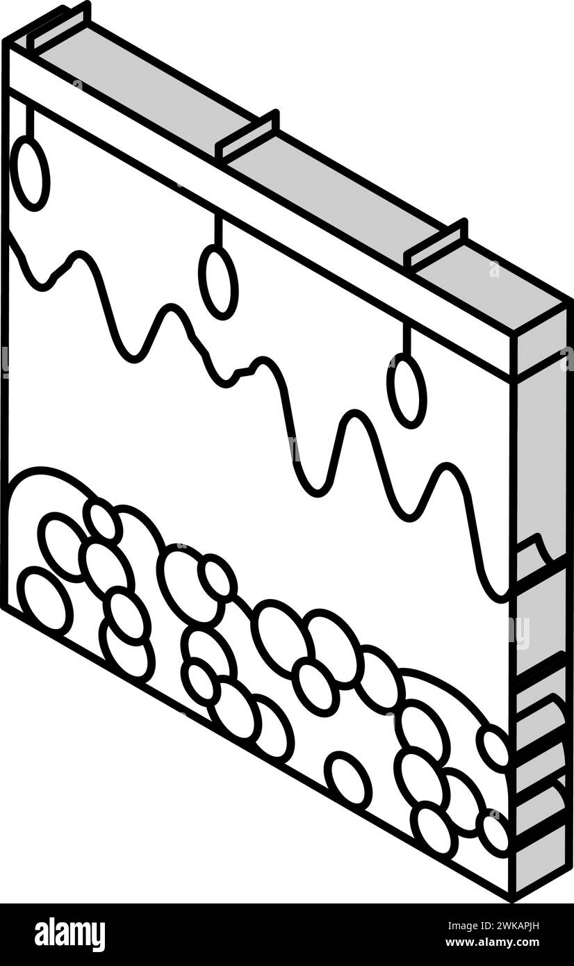 skin human organ isometric icon vector illustration Stock Vector Image ...