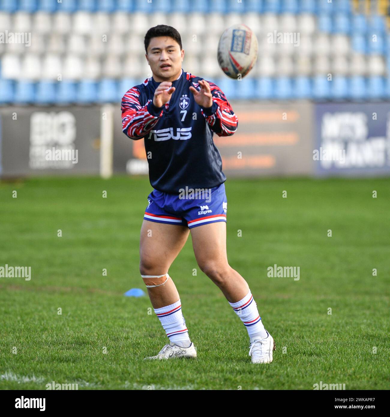 Featherstone, England - 18th February 2024 - Wakefield Trinity's Mason ...