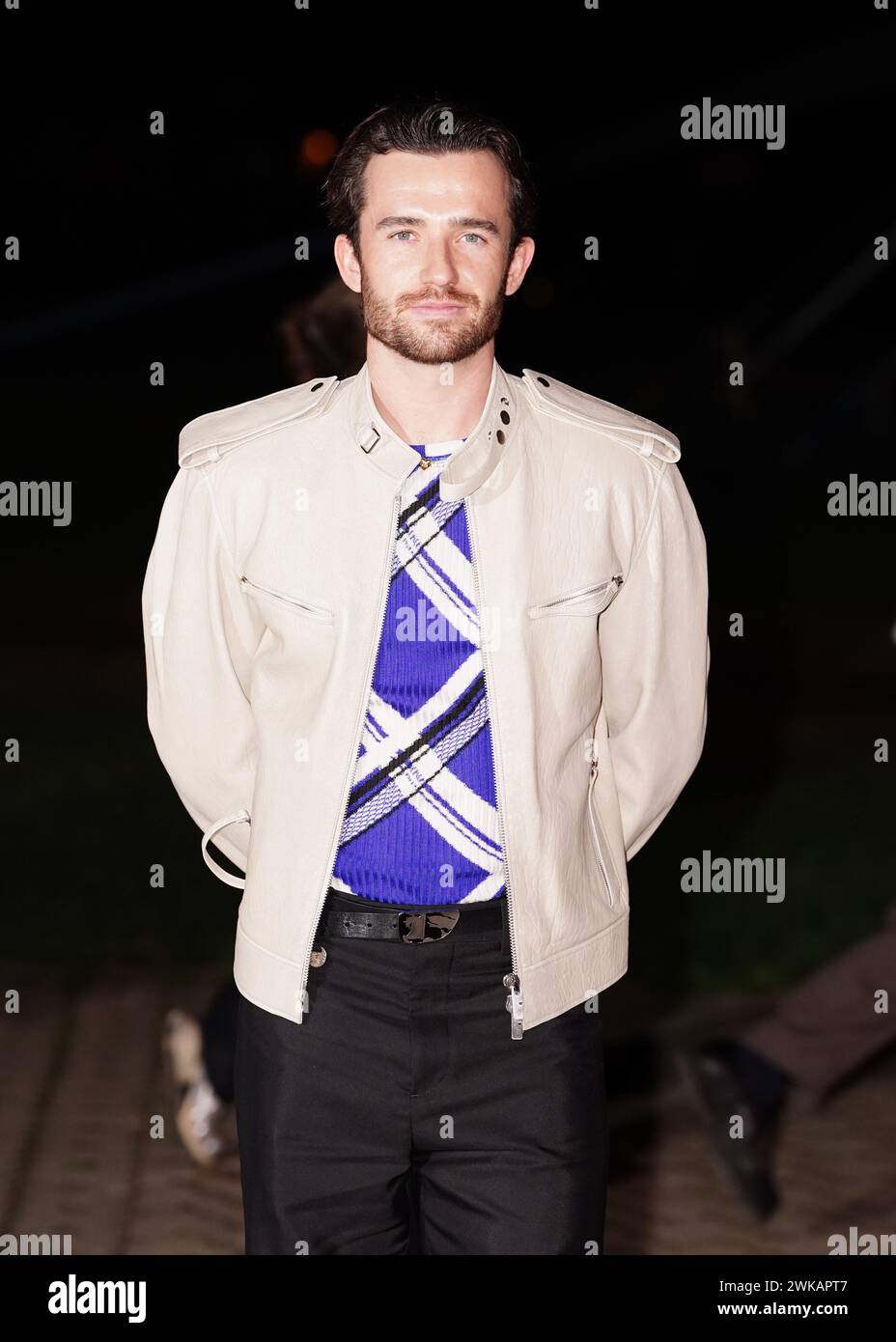 Ben Chilwell attends the Burberry show in Victoria Park, east London ...