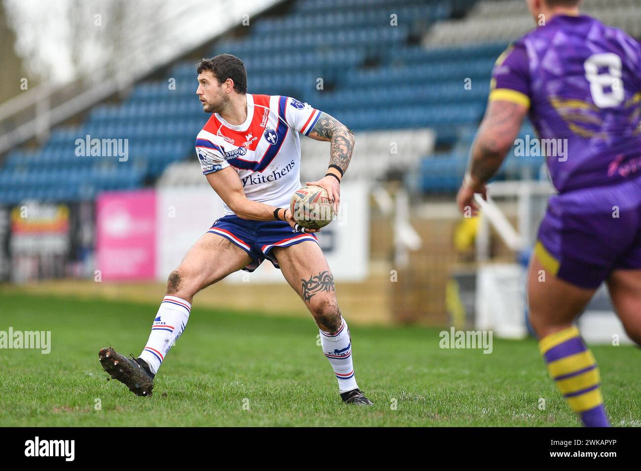 Featherstone, England - 18th February 2024 - Wakefield Trinity's Jay ...