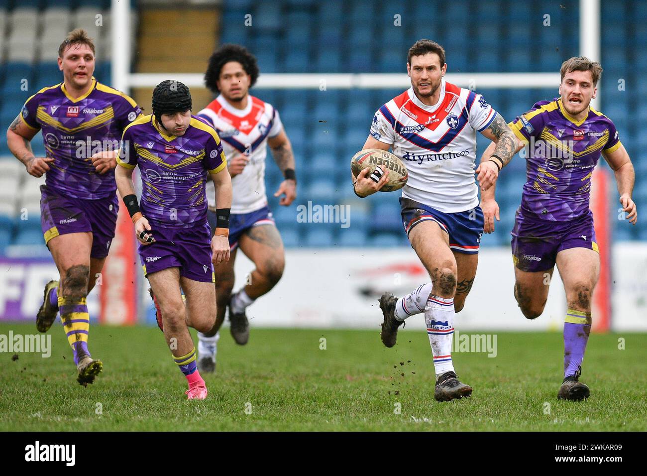 Featherstone, England - 18th February 2024 - Wakefield Trinity's Jay ...