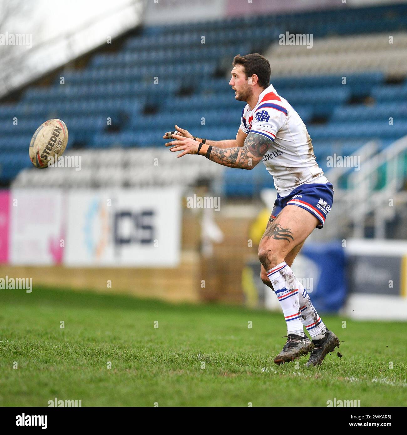 Featherstone, England - 18th February 2024 - Wakefield Trinity's Jay ...