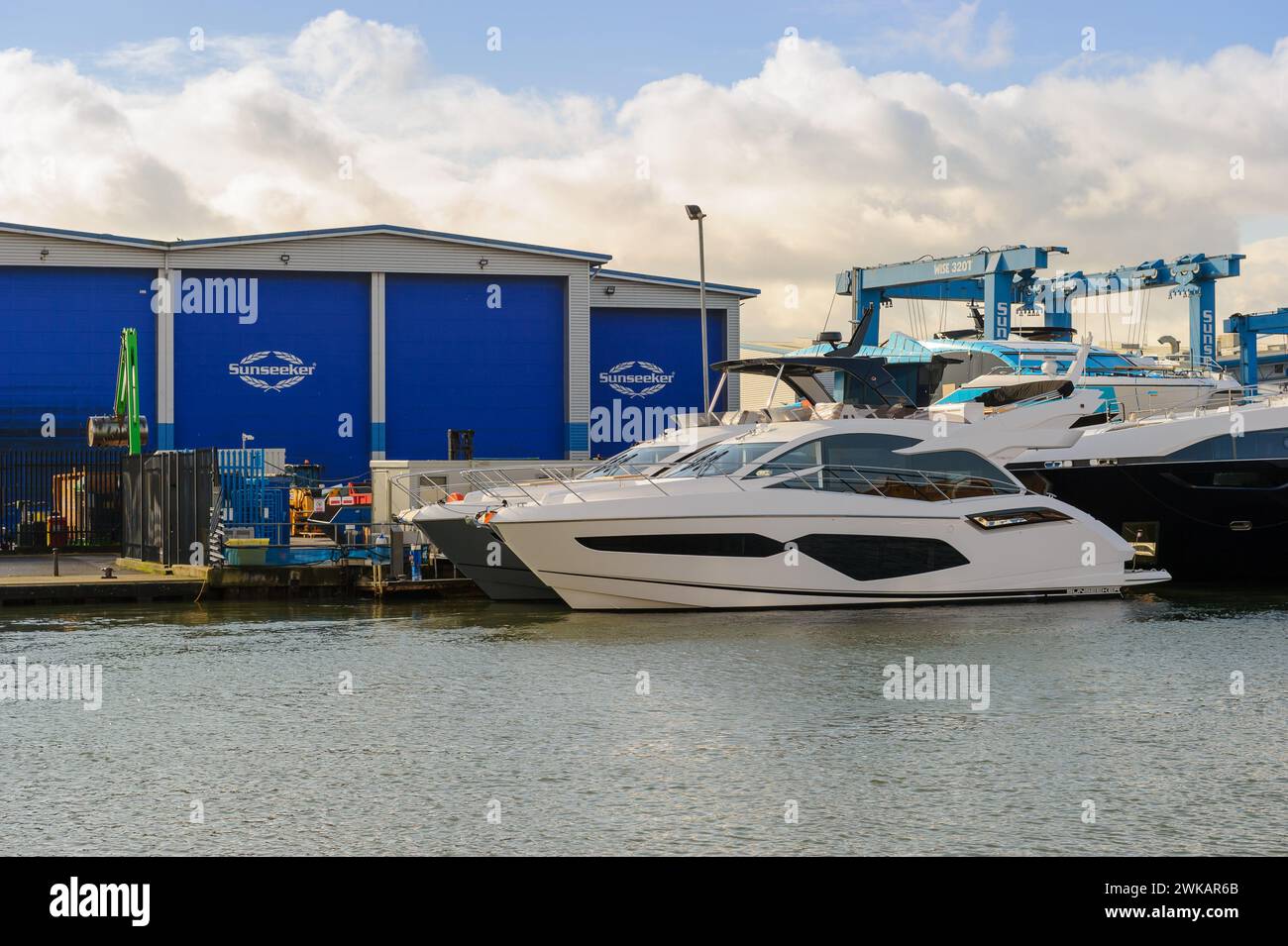 Sunseeker International Ltd, HQ and main factory, Poole Harbour, Poole ...