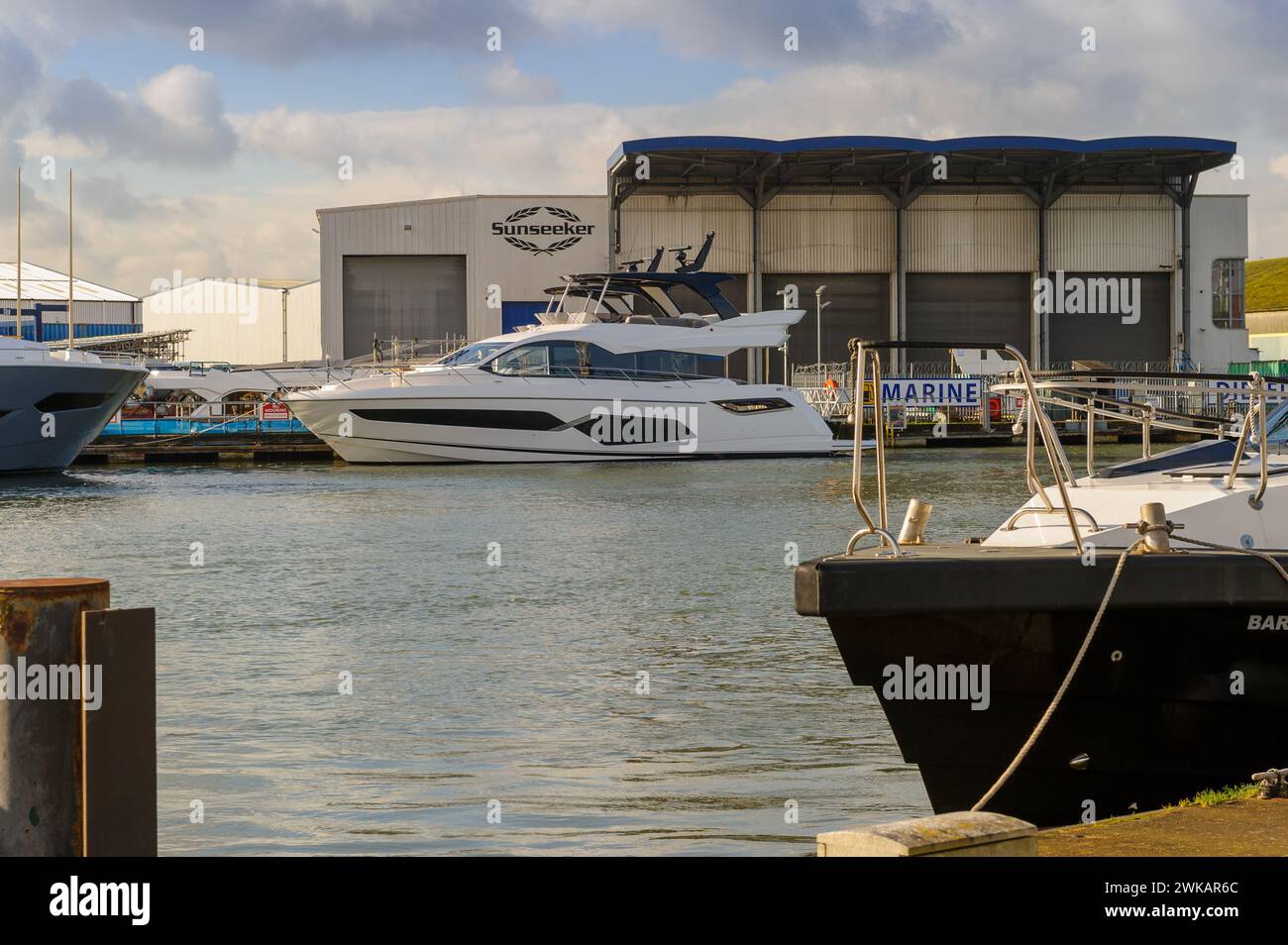 Sunseeker International Ltd, HQ and main factory, Poole Harbour, Poole ...