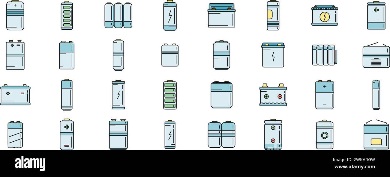 Lithium waste Stock Vector Images - Alamy