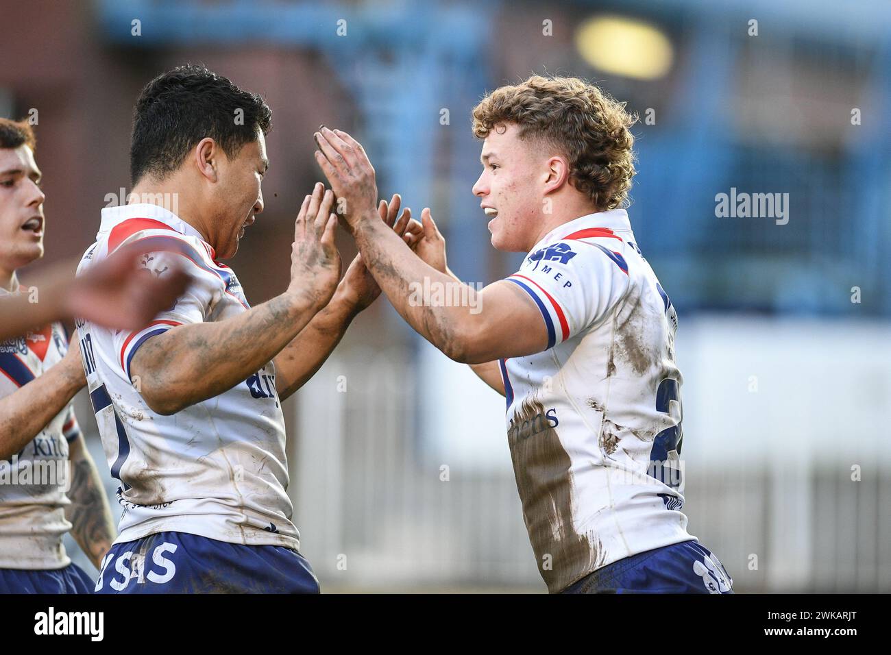 Featherstone, England - 18th February 2024 - Wakefield Trinity's Harvey ...