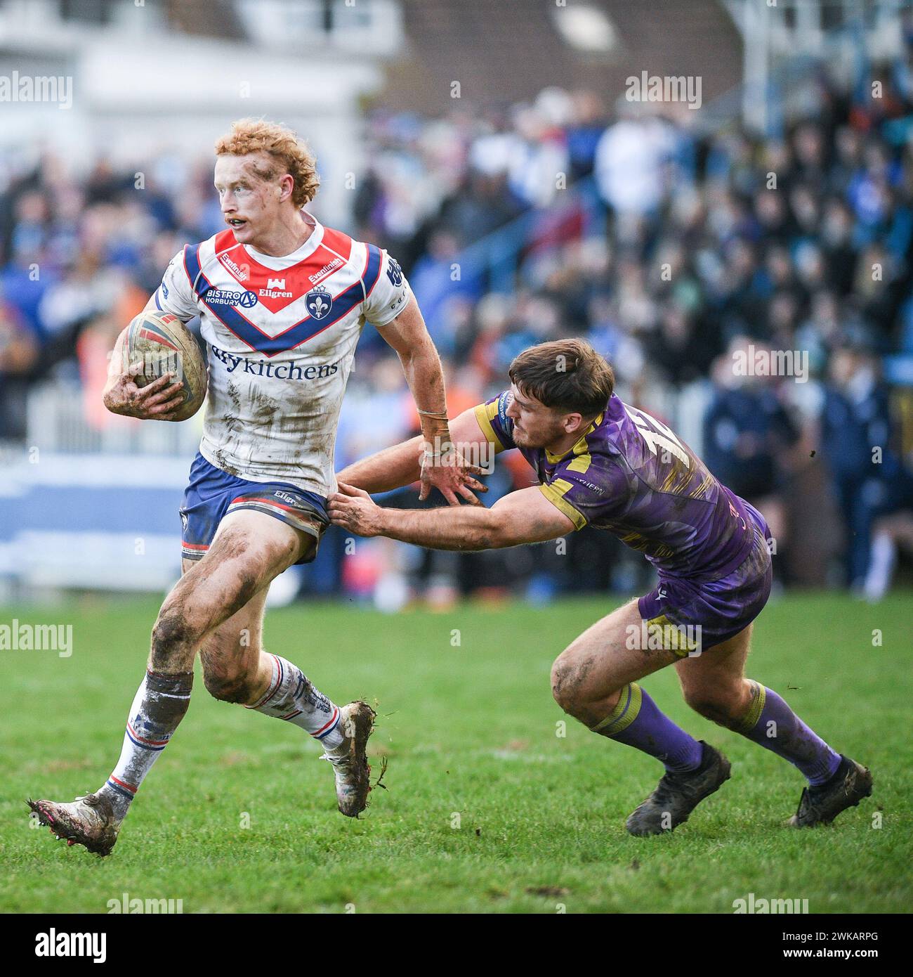 Featherstone, England - 18th February 2024 - Wakefield Trinity's ...