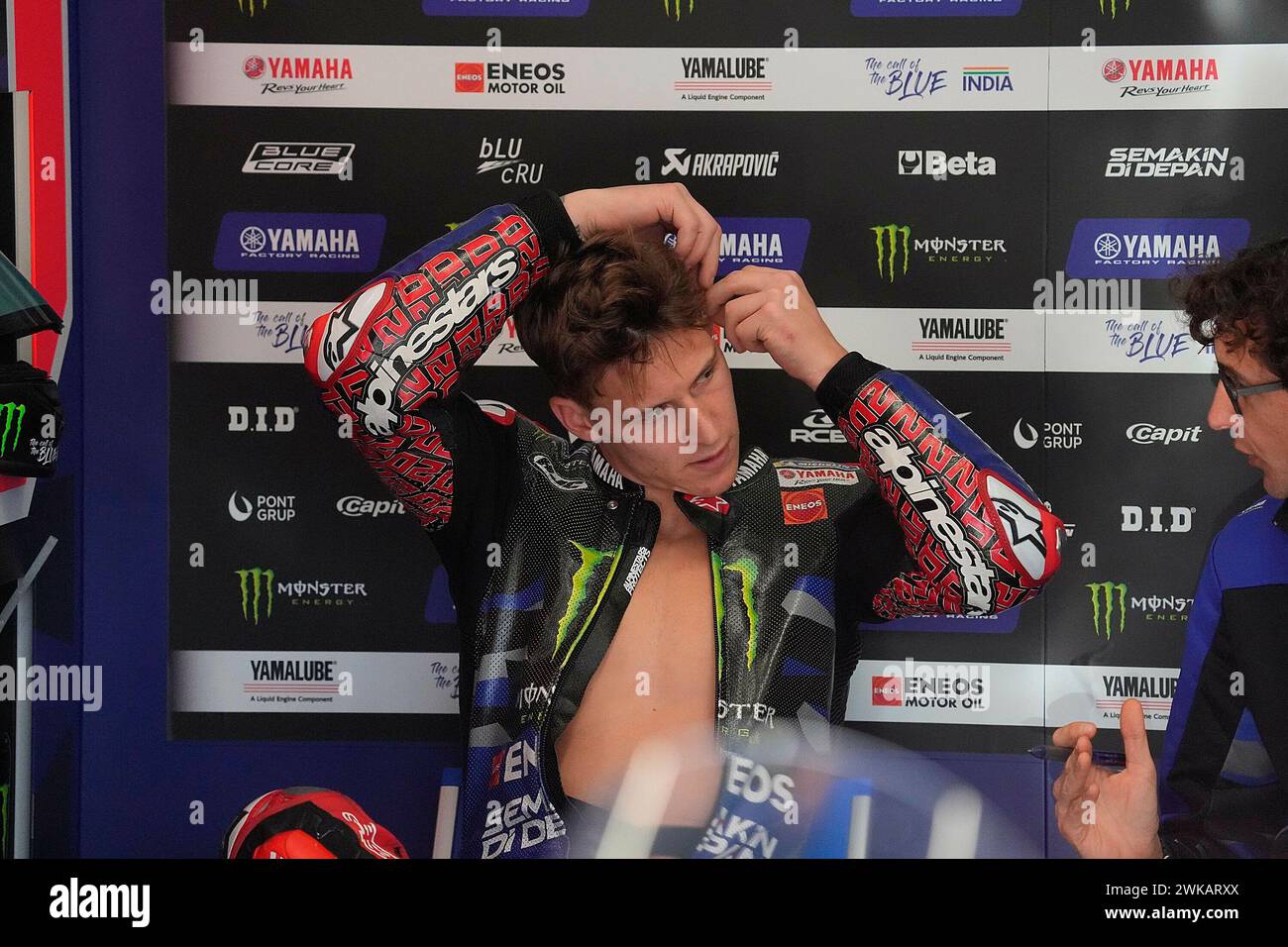 Quartararo monster yamaha qatar hi-res stock photography and images - Alamy