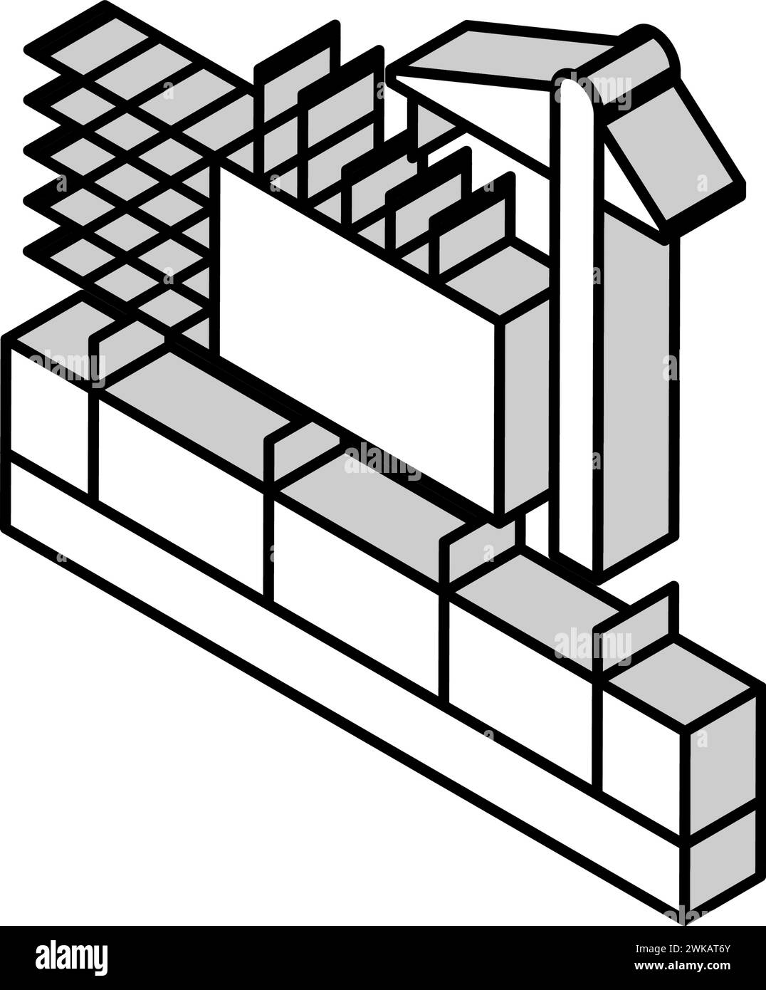 building construction isometric icon vector illustration Stock Vector ... building construction isometric icon vector illustration Stock Vector ...