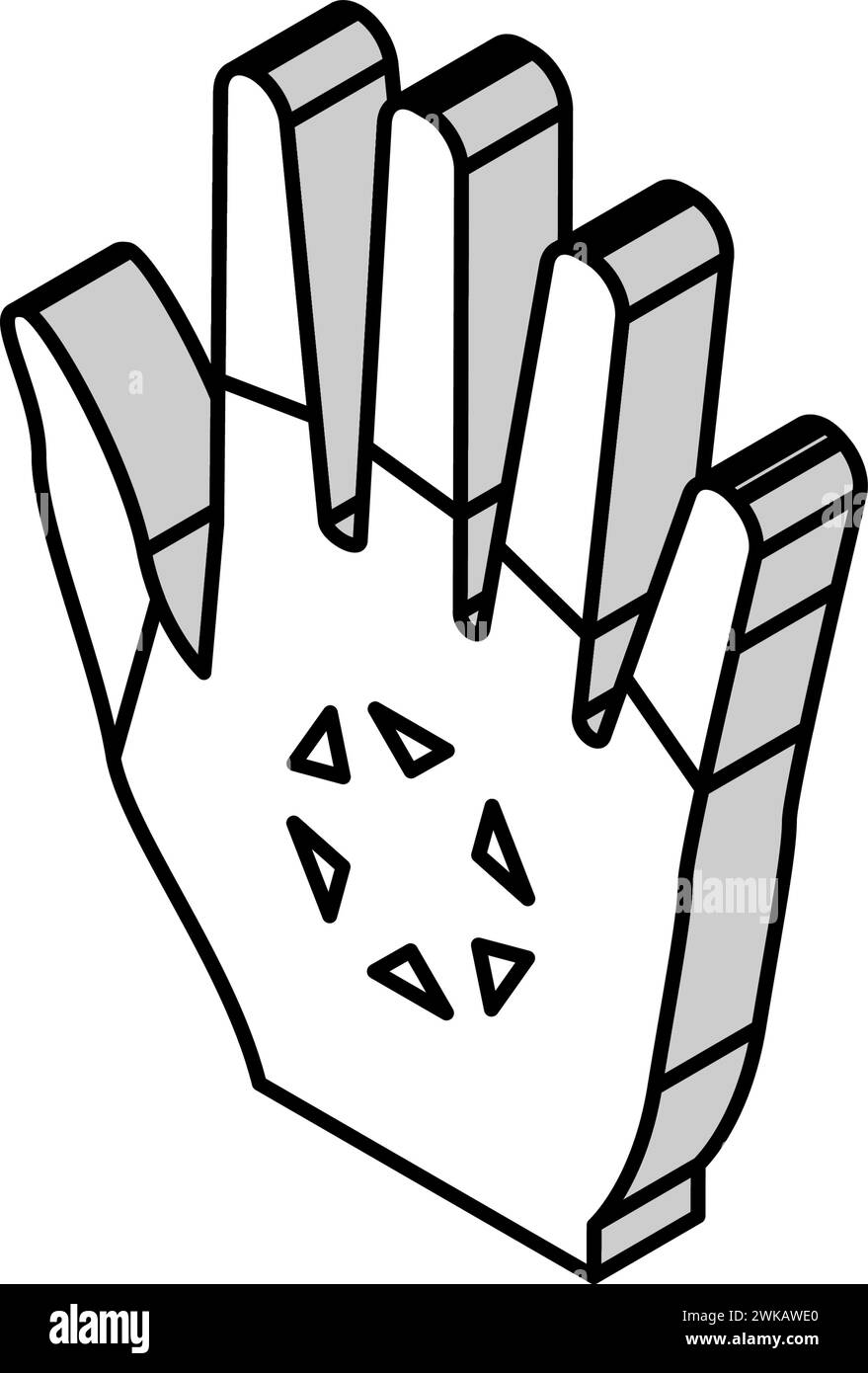 cold hands and feet isometric icon vector illustration Stock Vector ...