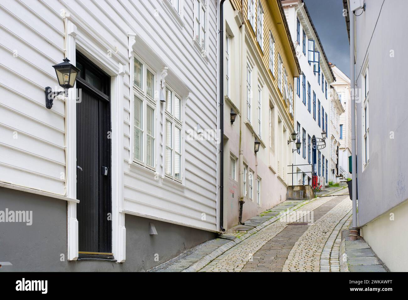 Wooden traditional architecture in Bergen, Norway Stock Photo - Alamy