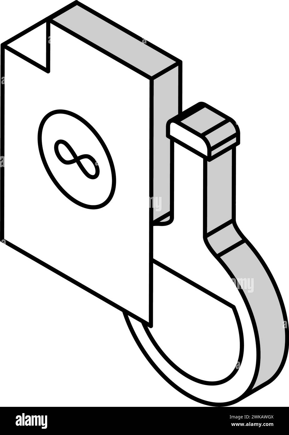 acid-free paper sheet isometric icon vector illustration Stock Vector ...