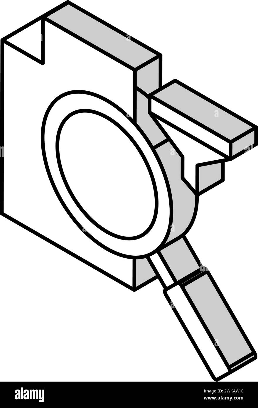 filter paper for filtration isometric icon vector illustration Stock ...