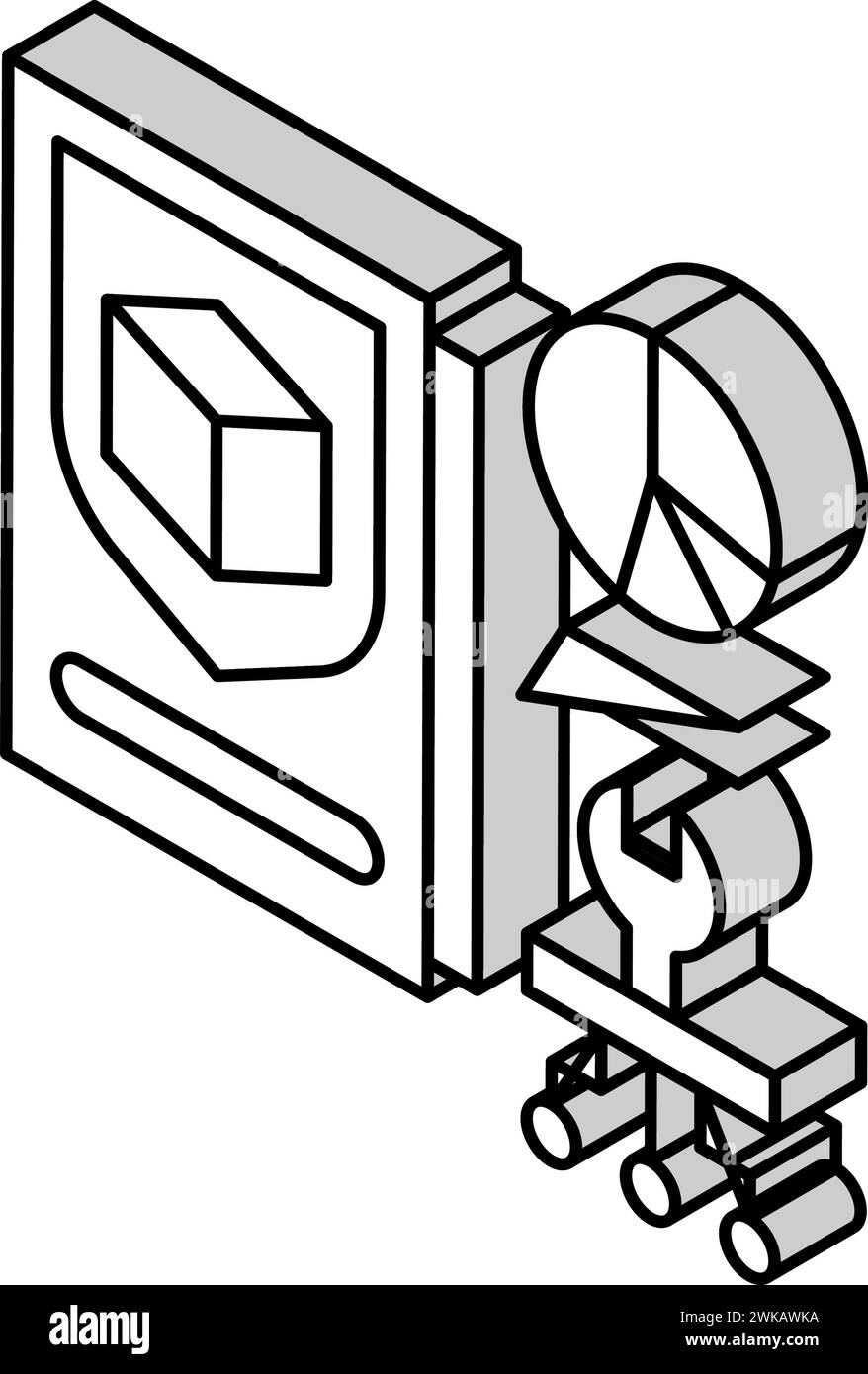 prototype development and improvement isometric icon vector ...